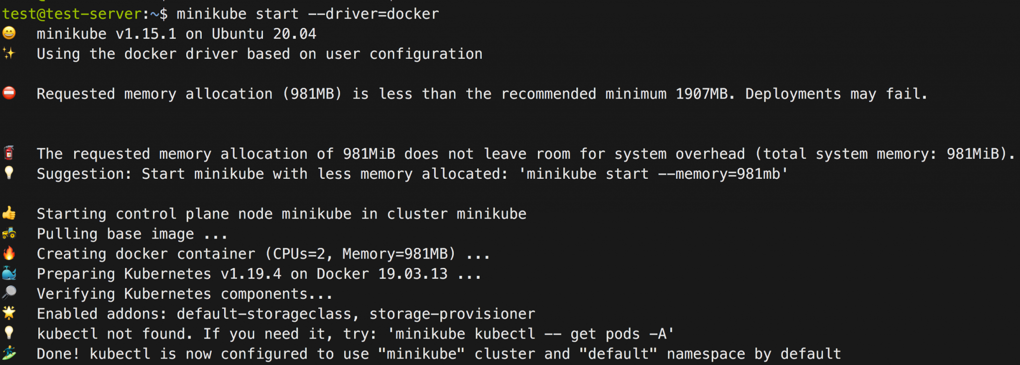Running A Single Node Kubernetes Cluster Using Minikube On Ubuntu 2004