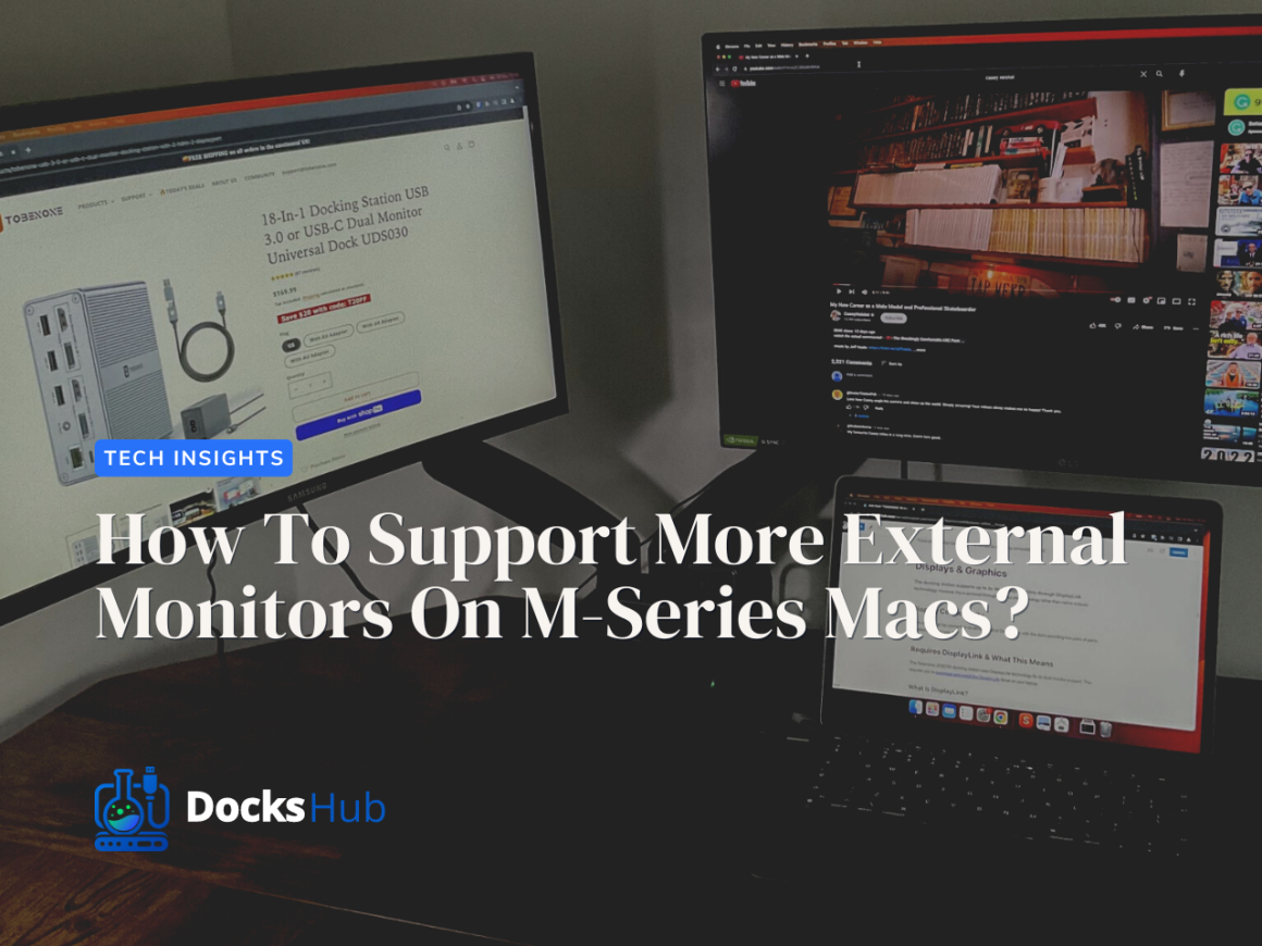 How To Support More External Monitors On M-Series Macs?